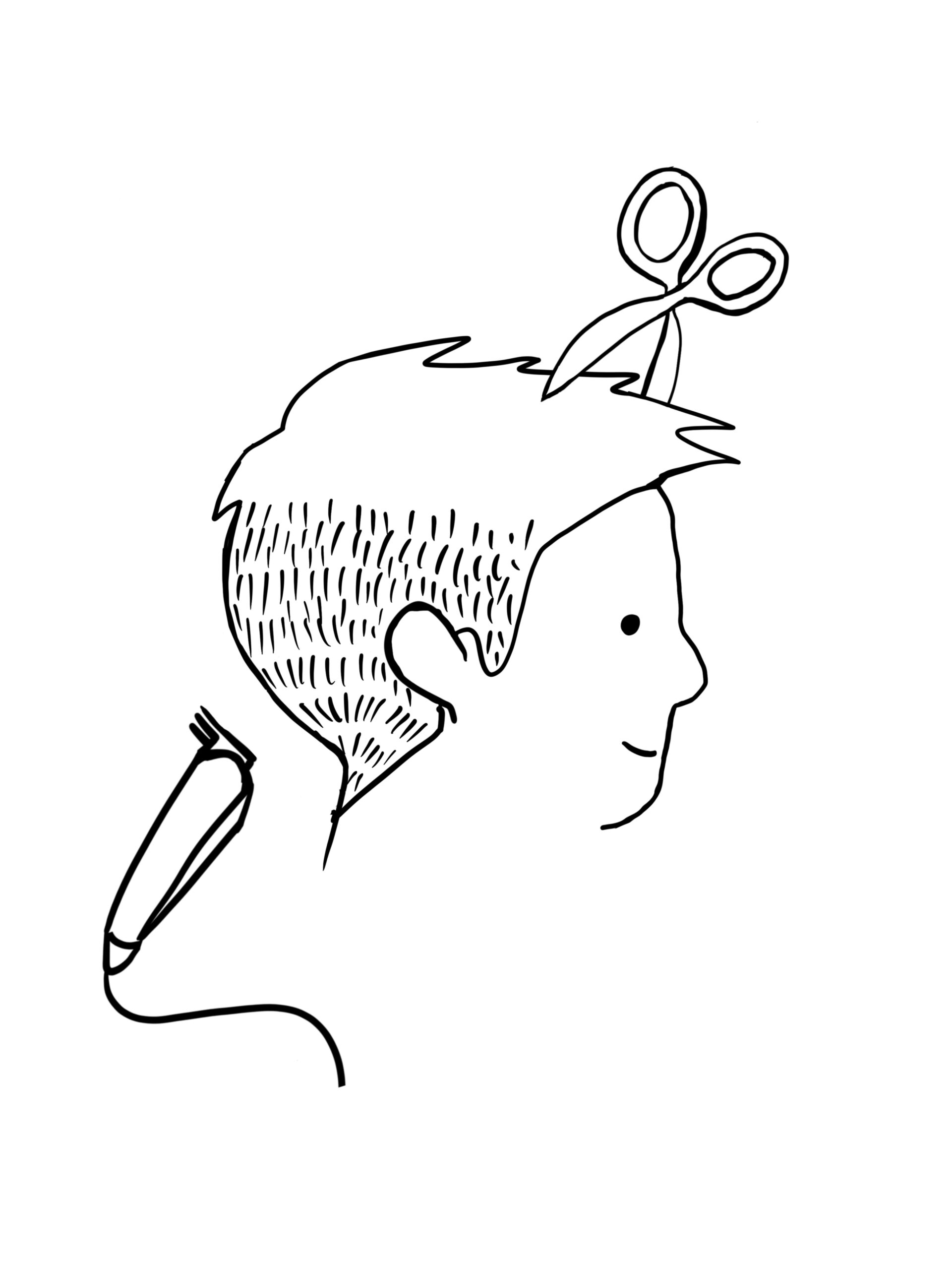 Services – Simple trim with clippers (and scissors) | Open Out